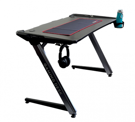 RaceTec Mask Al Gaming Desk with RBG Lights - AC Bridge